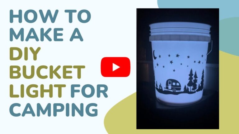How To Make A DIY Camping Bucket Light - LightLady Studio